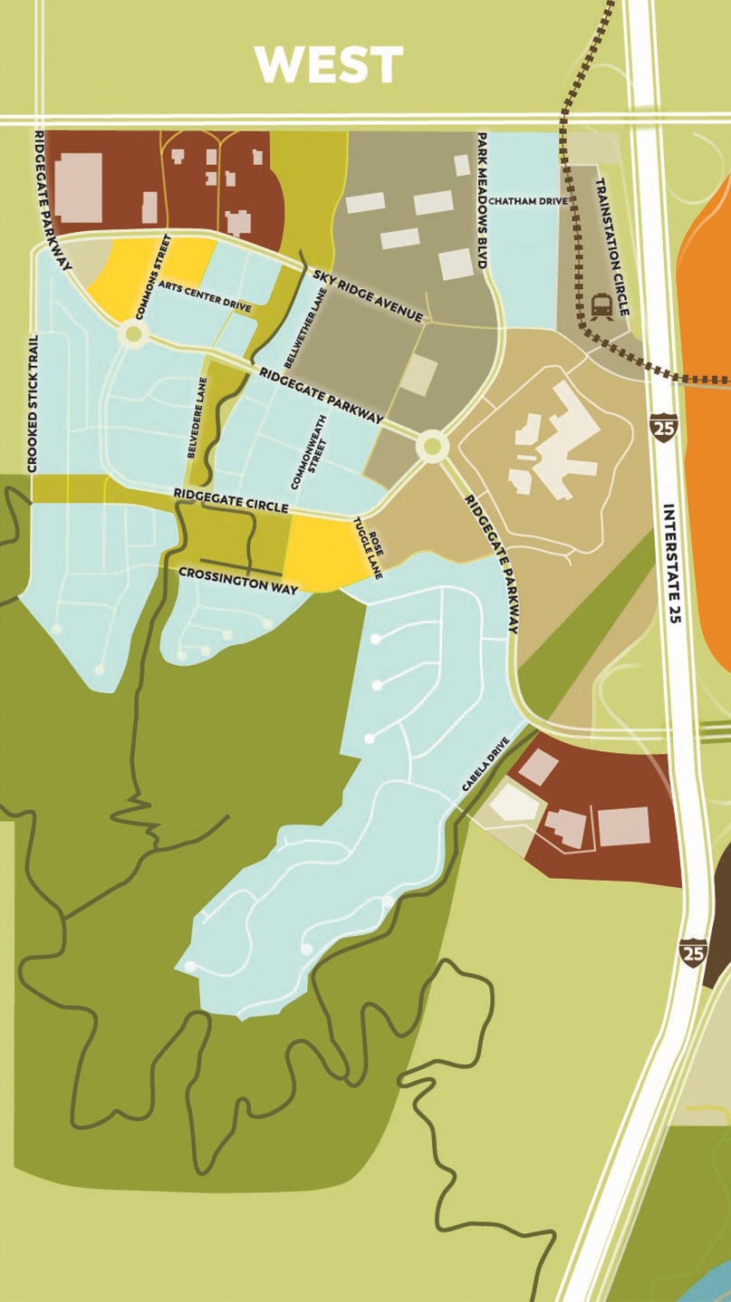 Community Map | RidgeGate, Colorado